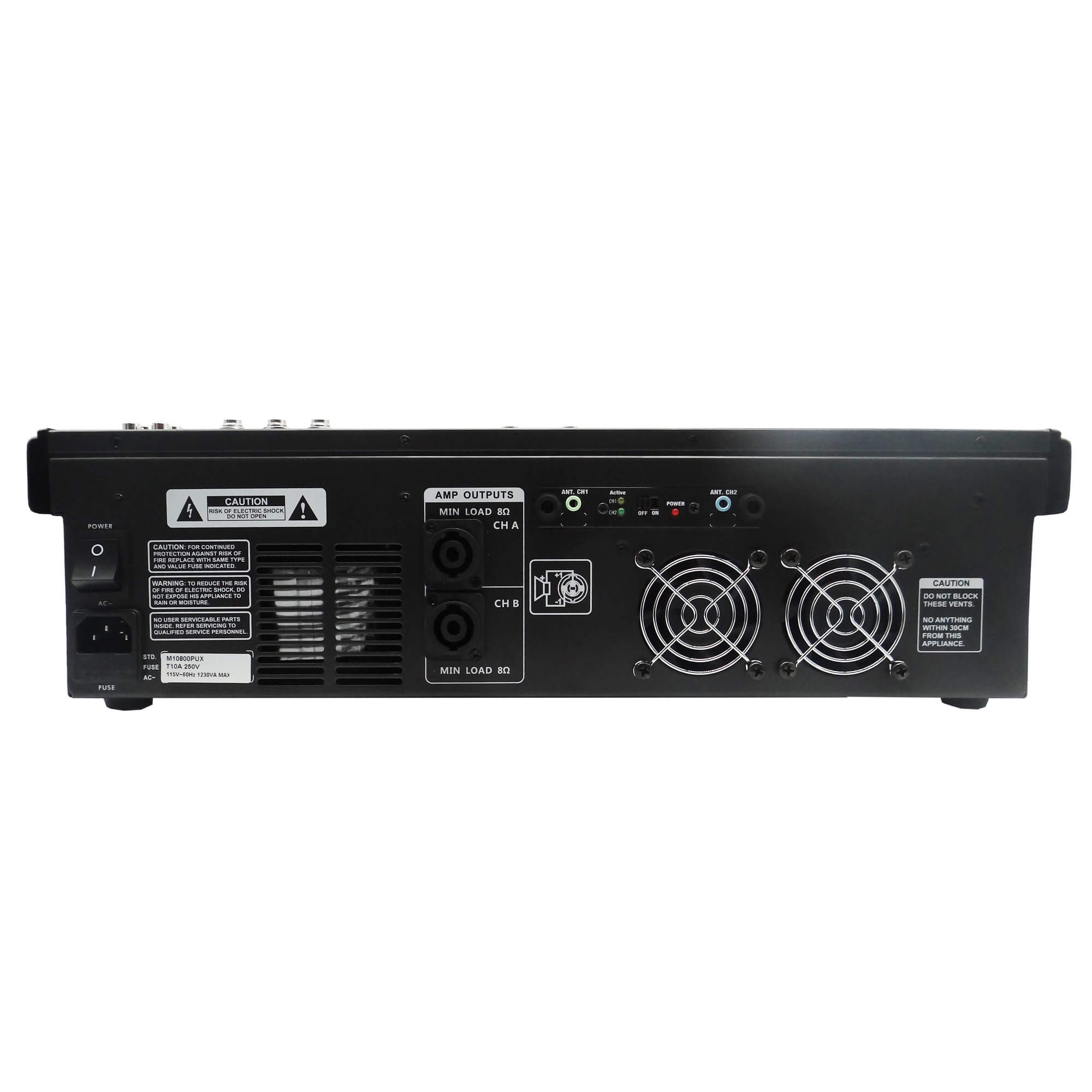 Active Mixer 10 channels 2x400w EQ / MP3 / BT XCalibur - XCalibur Sound