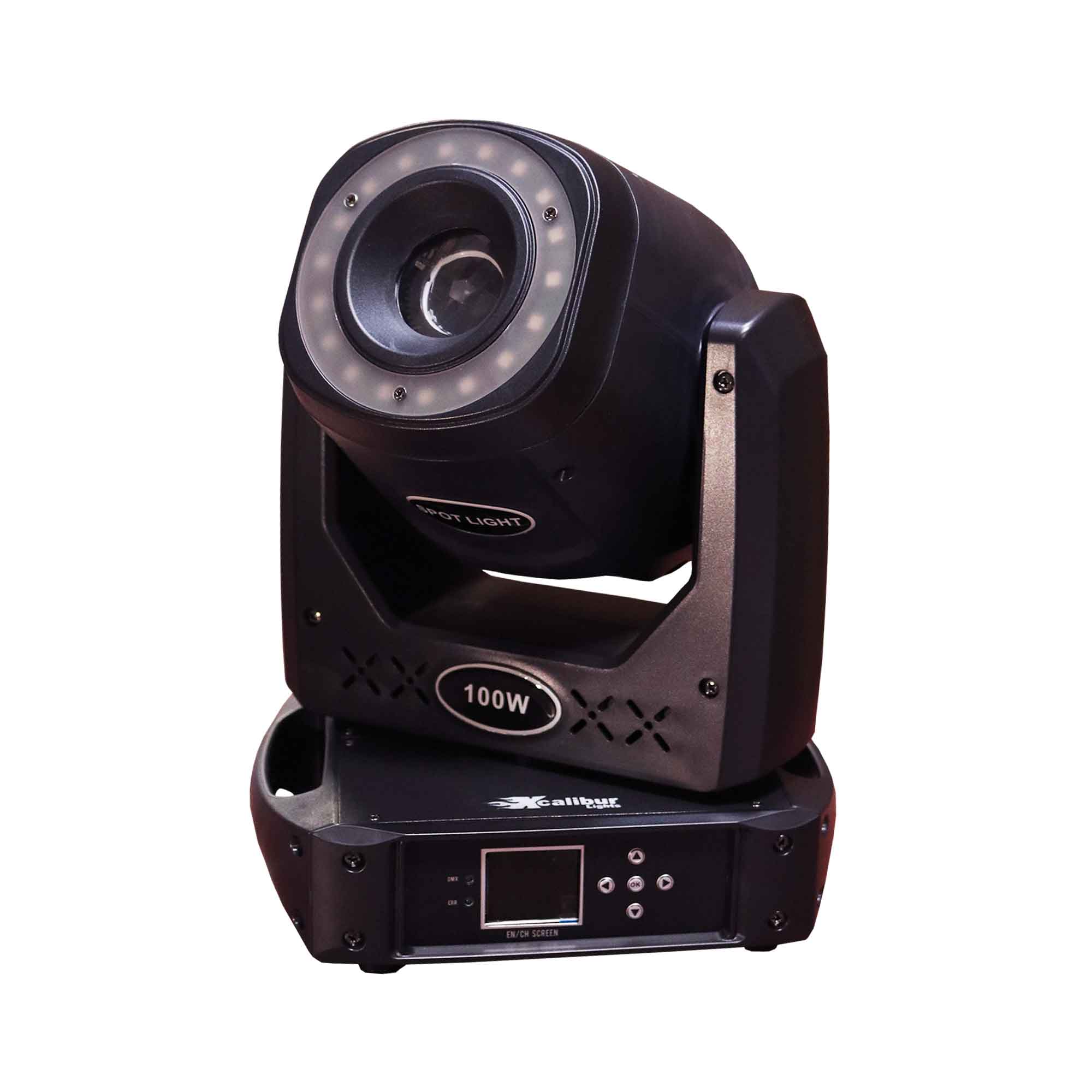 Moving head lights 100w led spot Xcalibur - XCalibur Sound